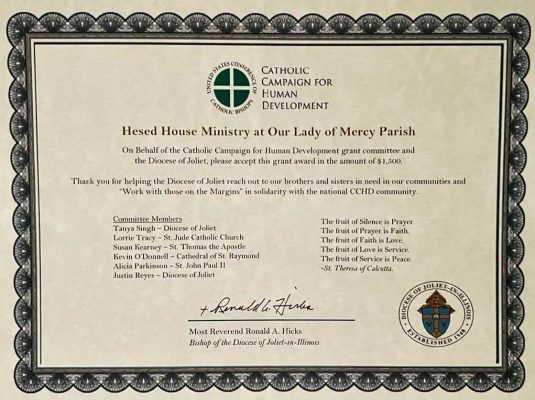 Hesed House & PADS – Our Lady of Mercy