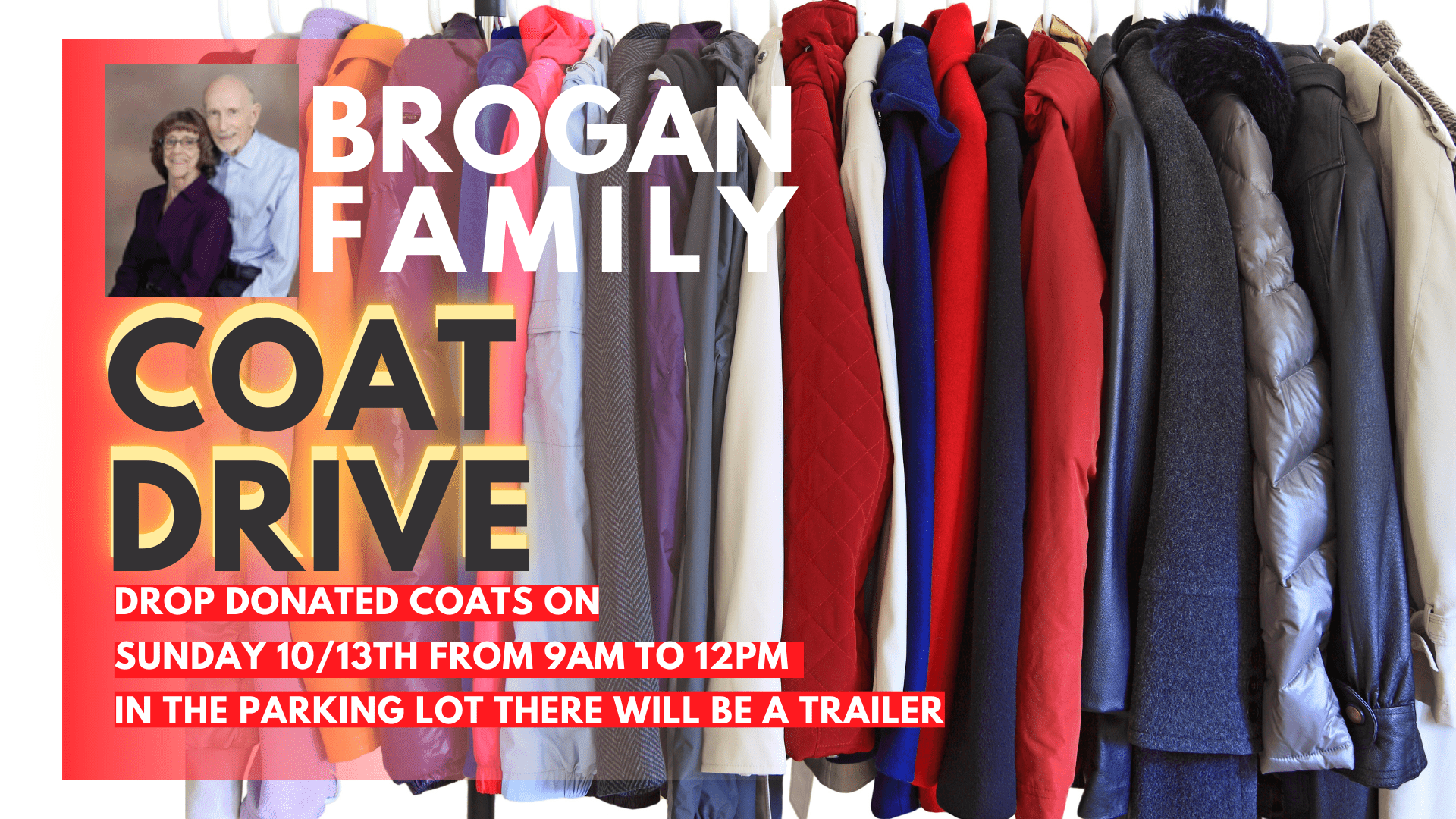 Brogan Family Coat Drive 10/13 – Our Lady of Mercy