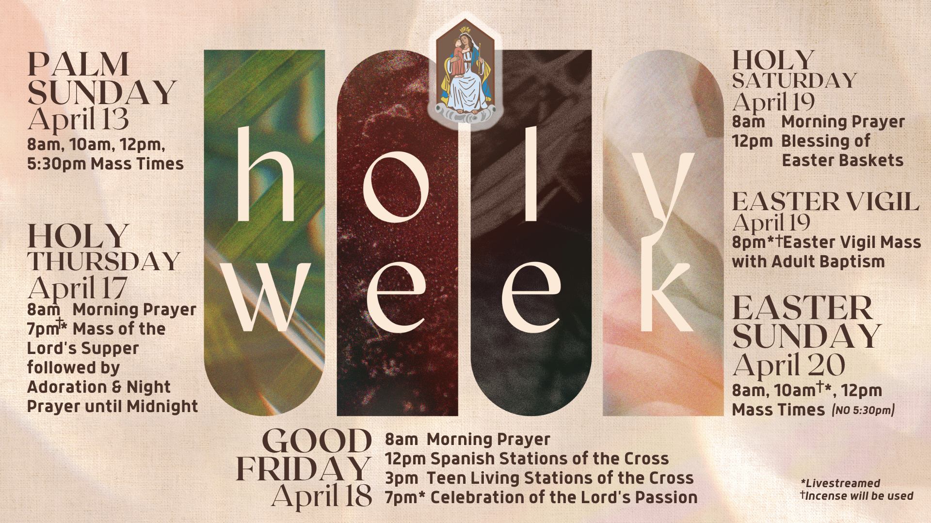 Holy Week 2025 – Our Lady of Mercy