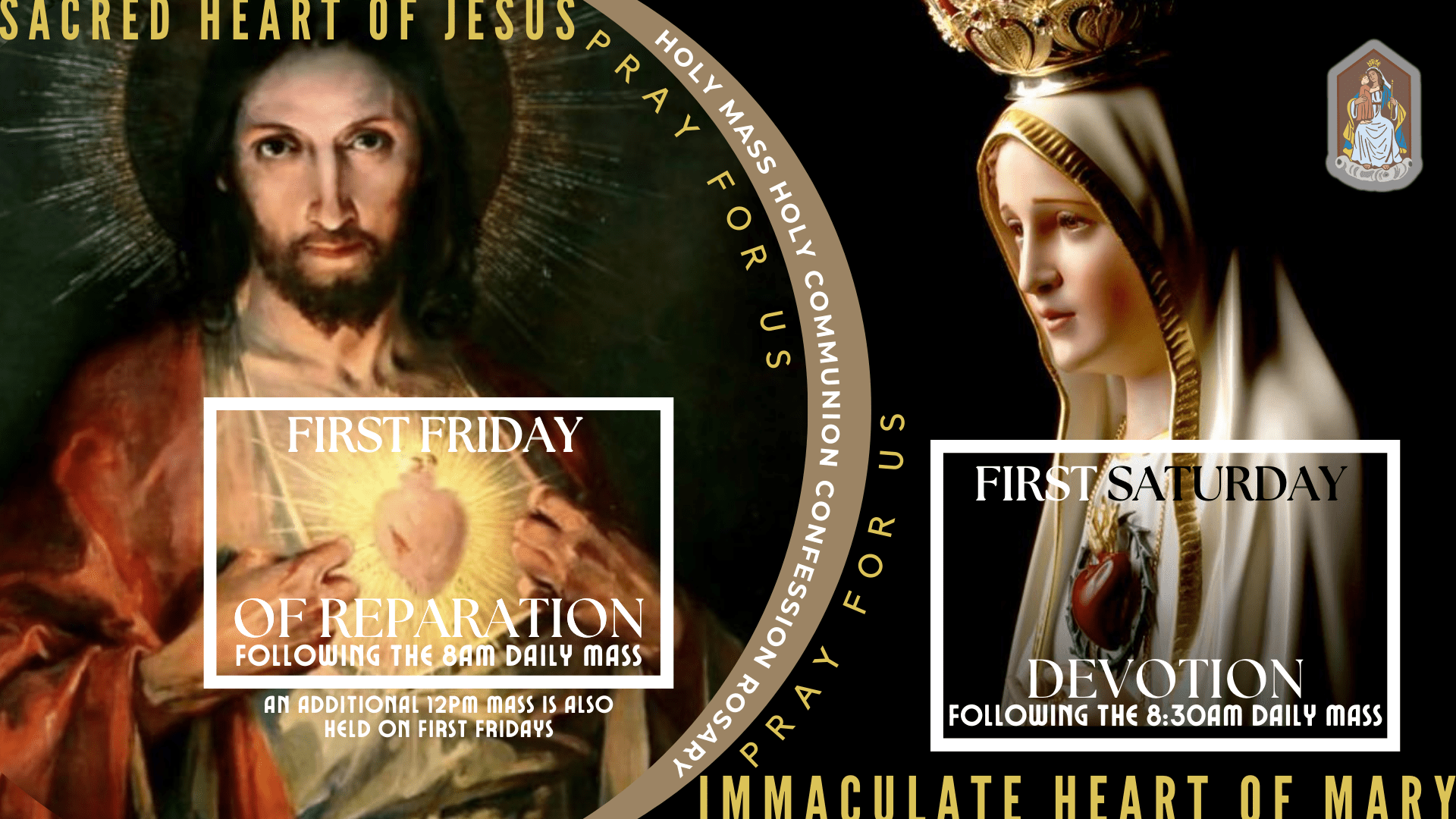 First Friday/Saturday Devotions – 10/3 & 10/4 – Our Lady of Mercy