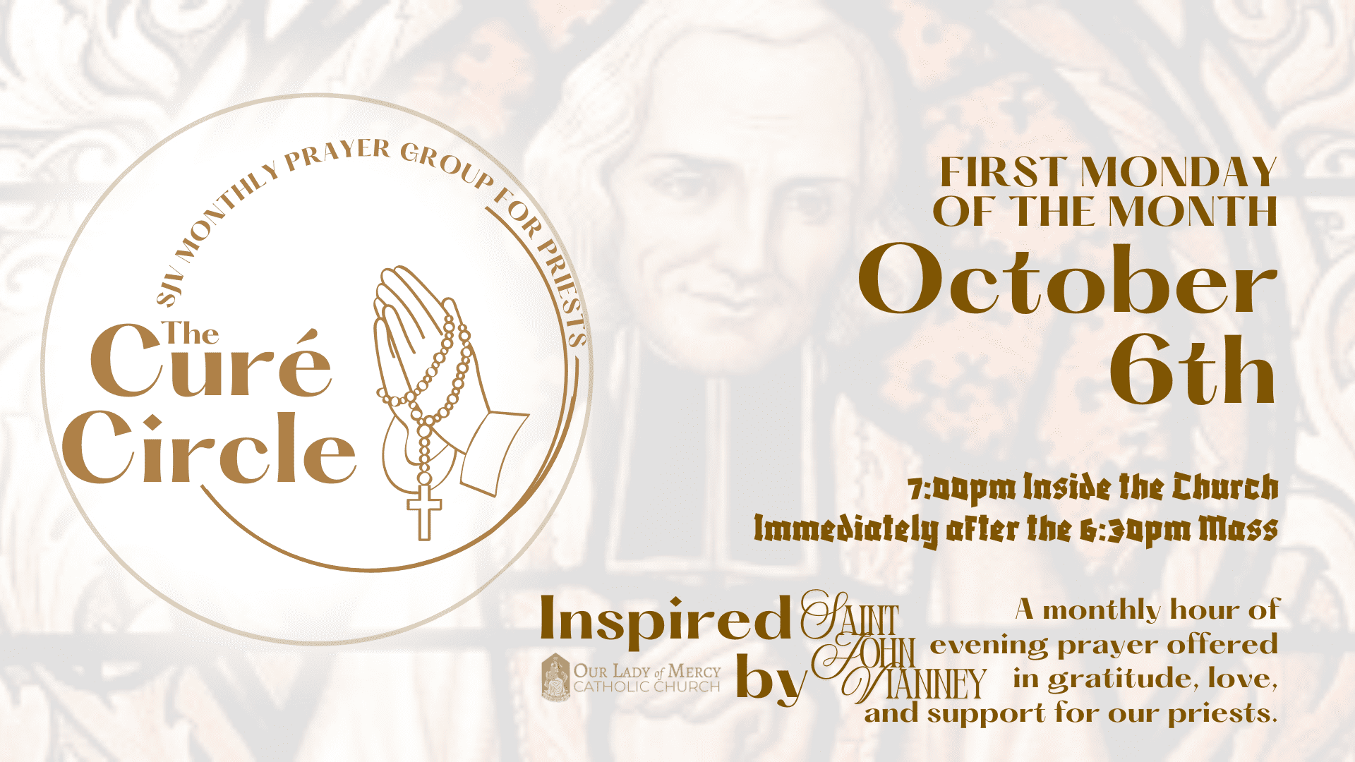 Pray for OLM Priests – 10/6 – Our Lady of Mercy